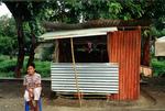 Makeshift shop in Dili, East Timor, March 2000. - Curtin University